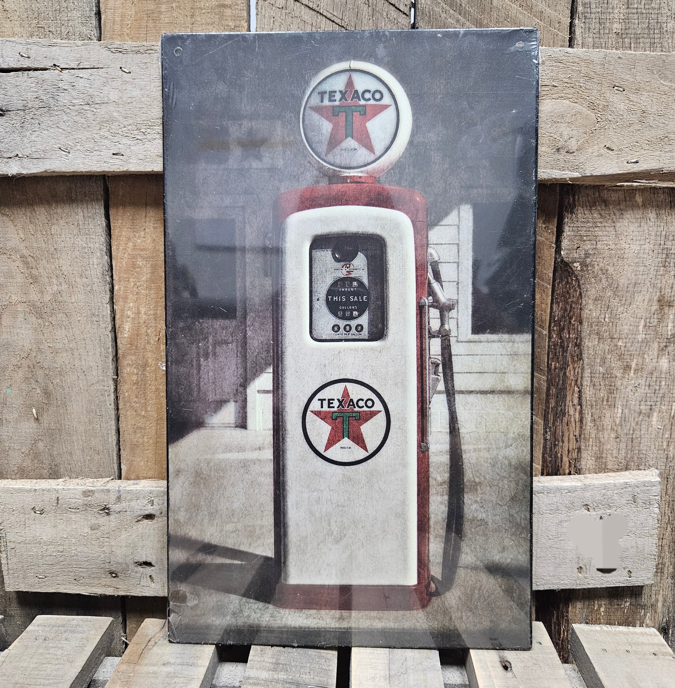 GAS PUMP SIGN HLV08122442 | The Vintage Barn